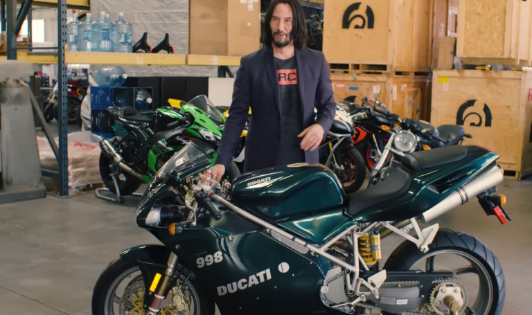 Keanu Reeves’ Love For Motorcycles Bleeds Into His Car Picks