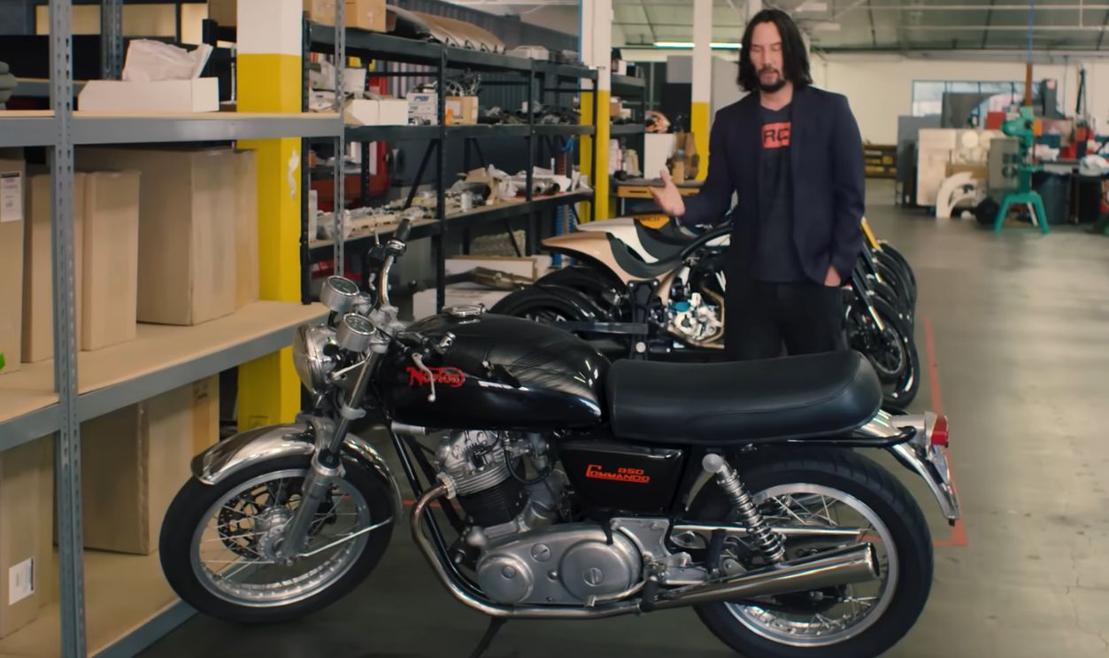 Keanu Reeves’ Love For Motorcycles Bleeds Into His Car Picks