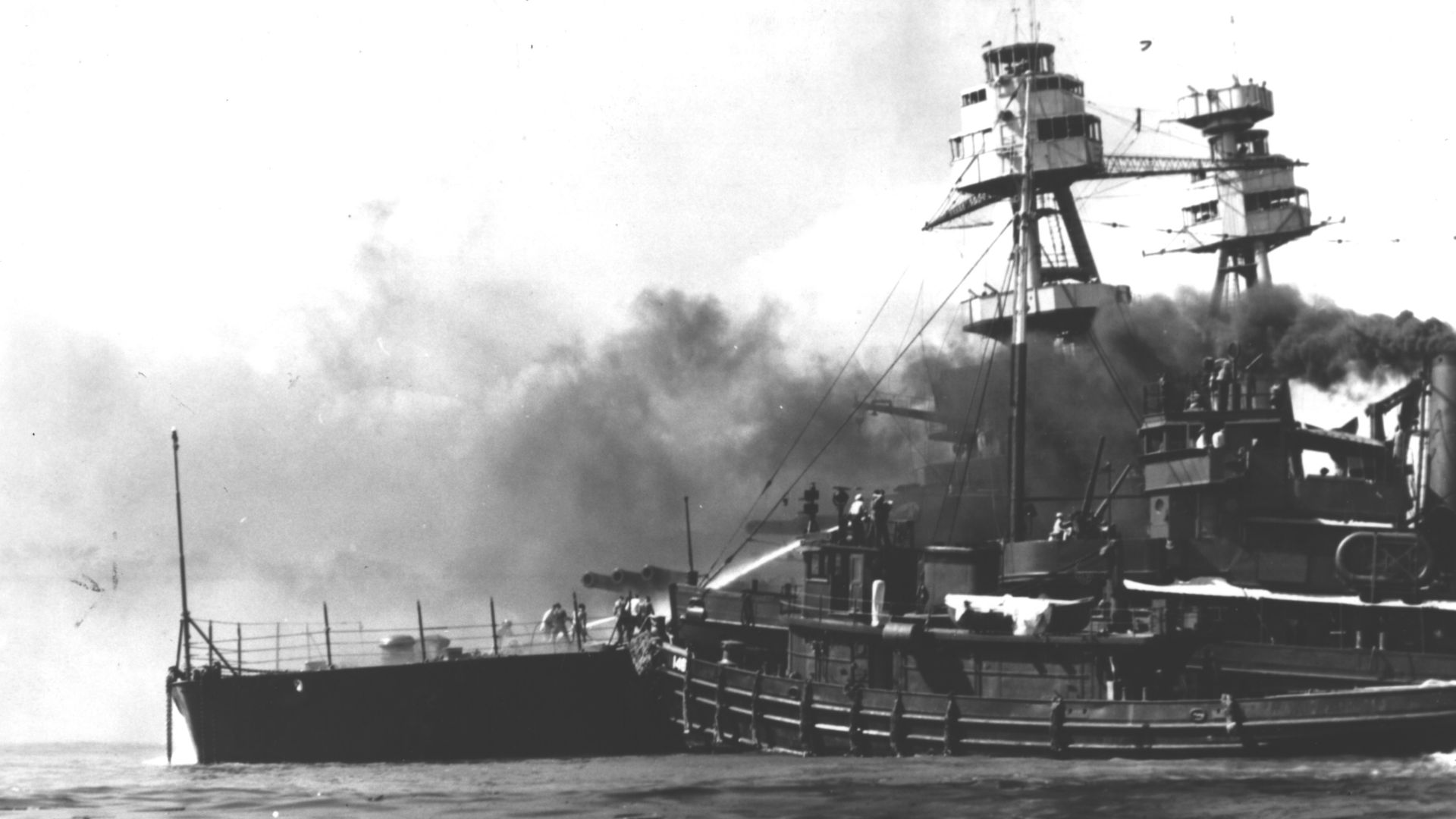Photographs Of The Only American Battleship To Survive Pearl Harbor ...
